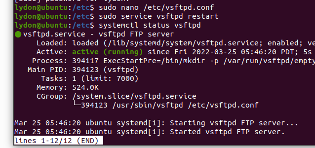 linux系统搭建vsftp并实现文件上传_测试vsftpd服务是否可以上传文件,创建文件-CSDN博客
