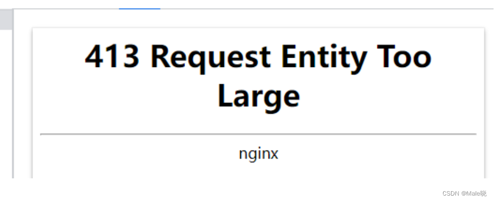 请求接口 Nginx 报错 413 Requst Entity Too Latrge 的错误解决方法413 Required Csdn博客 