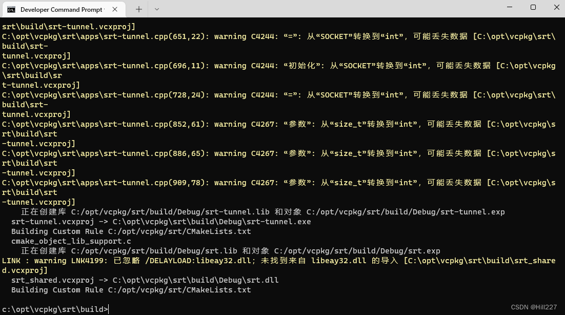 Windows10环境安装编译SRT传输协议_srt服务器windows 搭建-CSDN博客
