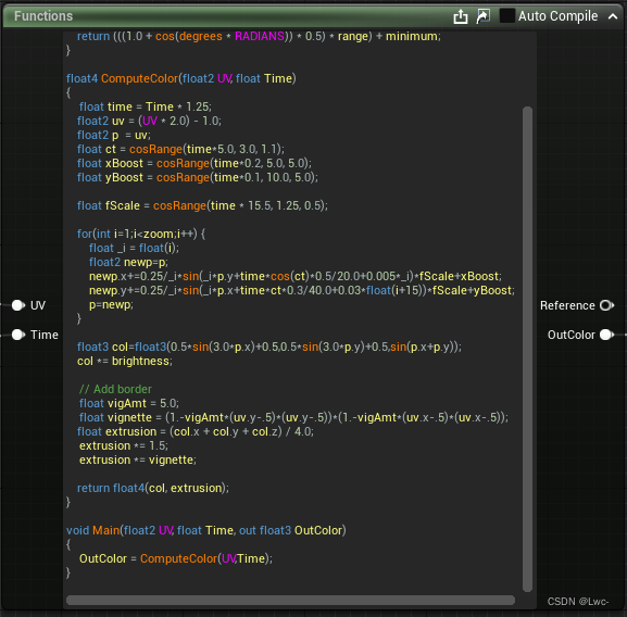 UE4/UE5 HLSL Material Expression : Custom Node_ue custom material collection-CSDN博客