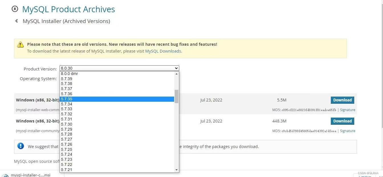 Mysql5.7.x下载安装及64位操作系统问题_mysql不提供64位-CSDN博客