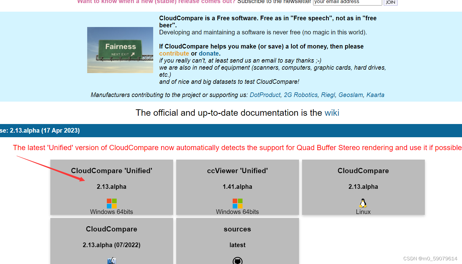 【点云学习】CloudCompare安装下载教程_cloudcompare下载-CSDN博客