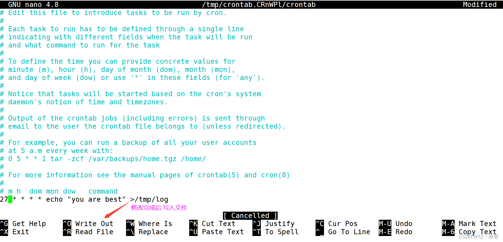Ubuntu实现crontab定时任务_ubuntu crontab-CSDN博客