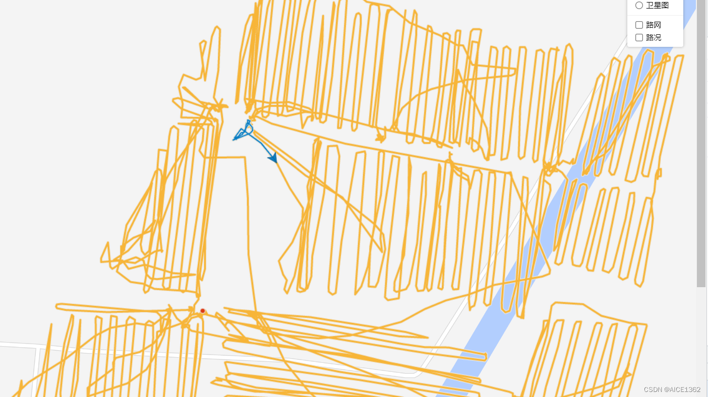 vue 使用高德JSapi 实现轨迹回放和海量点效果（点击显示详情提示窗口） 采用AMapLoader 和 AMapUI_vue,点到点的放射线-CSDN博客