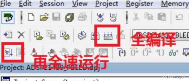 ADSP-21375的开发详解（二）用Visual DSP++软件来调试程序_dsp一般用什么软件-CSDN博客