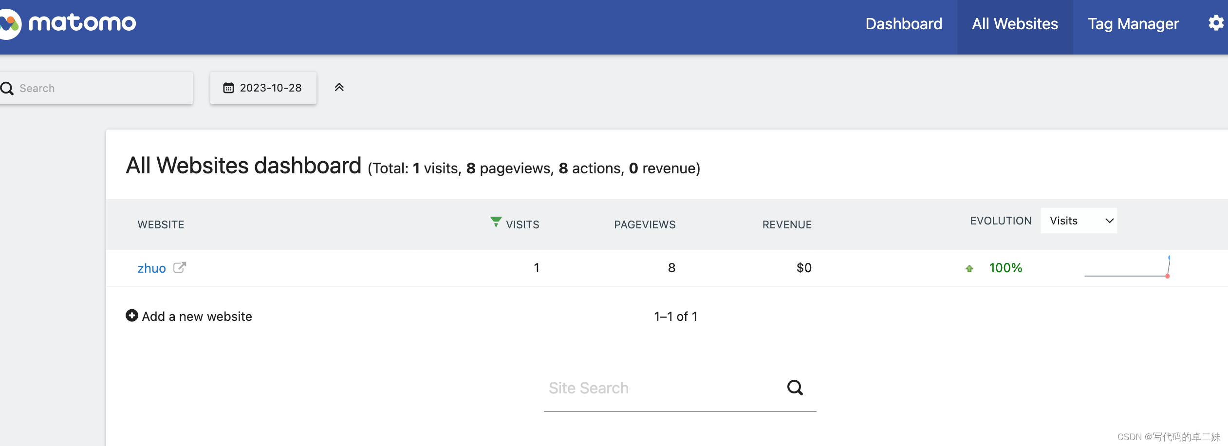 超快速搭建和验证matomo网站_matomo部署-CSDN博客
