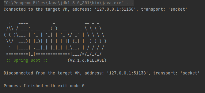 SpringBoot项目启动后直接退出Process finished with exit code 1_application finished with exit code: 1-CSDN博客