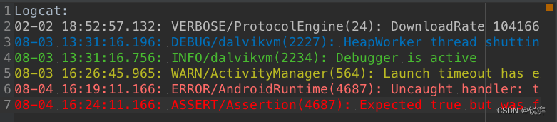美到爆炸的LogCat颜色_日志error warn info debug设置什么颜色好看-CSDN博客