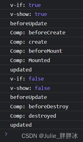 【生命周期钩子函数】【对比Vue2和Vue3中对v-if和v-show触发父子组件生命周期钩子的不同】_v-show会触发生命周期吗-CSDN博客