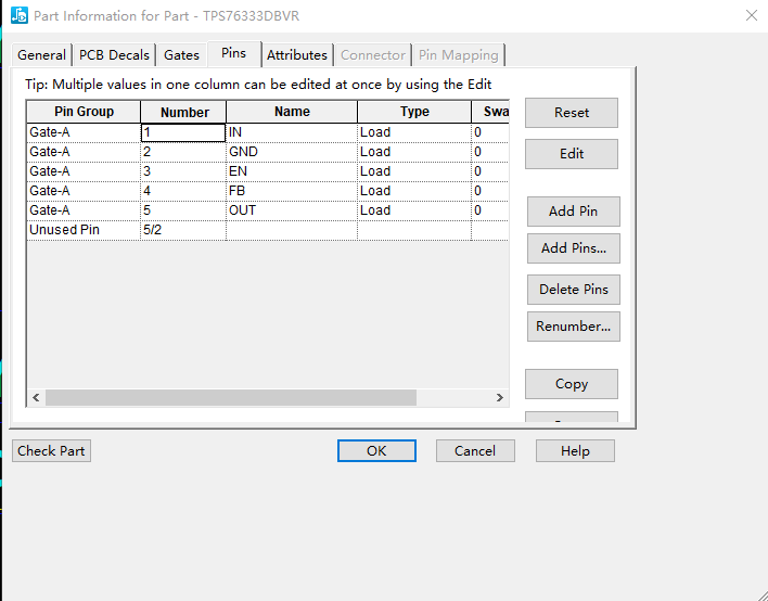 PADS 原理图edit part 出现Unused pin 5/2删不掉_pads里面的封装多了很多a-CSDN博客