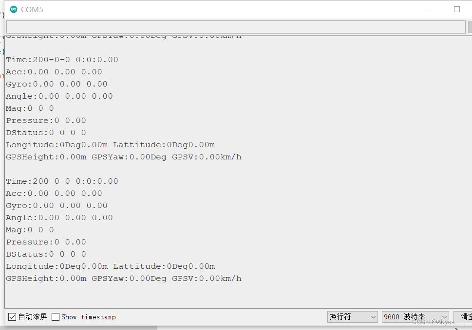 Arduino Esp32使用jy61传感器时数据全为0问题arduino传感器连接正确没有数据 Csdn博客