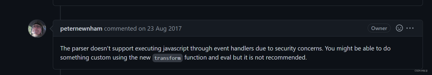 React Html Parser 会把 Onclick 给过滤掉，安卓 A 标签 Href不生效동경 华为云开发者联盟 
