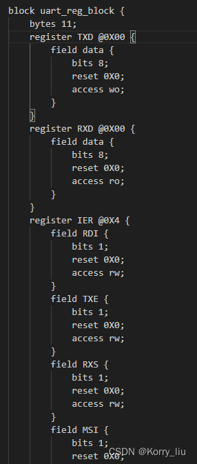 使用Python脚本生成.ralf文件生成寄存器模型-CSDN博客
