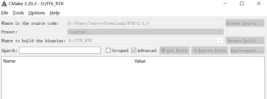 ITK5.2+RTK2.3+VS2019在Windows10下的安装配置教程_vs配置rtk环境-CSDN博客