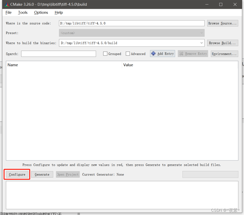 windows下使用cmake+vs2015编译libtiff4.5.0_windows编译libtiff库-CSDN博客