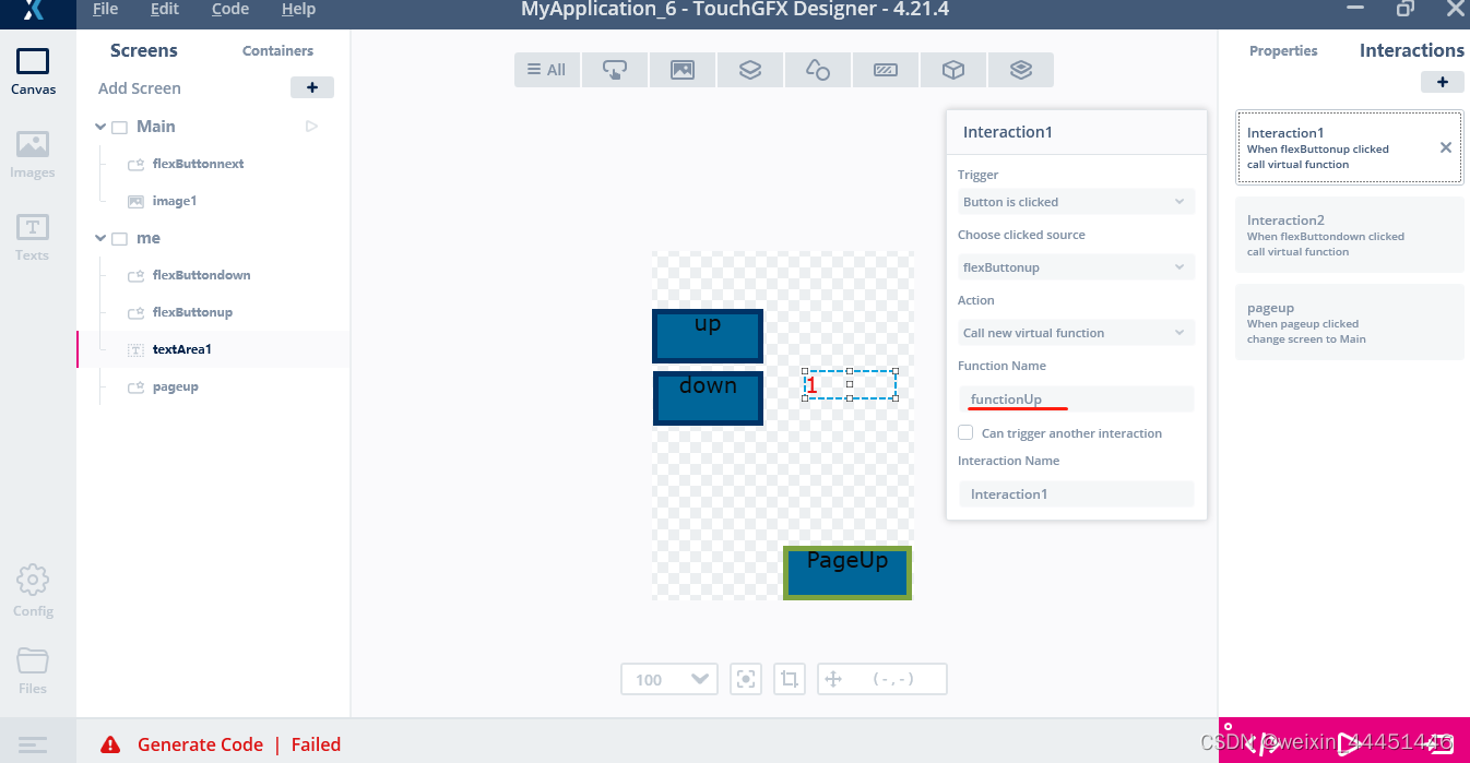 在stm32f429discovery上基于touchgfx的gui开发1:显示图片及按键实现加减操作stm32f429 Cubemx Touchgfx Csdn博客