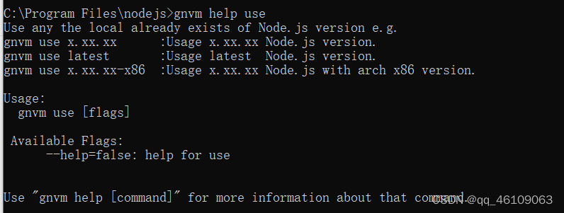 gnvm安装使用（已安装node）_waring: don't have any available node.js version, -CSDN博客