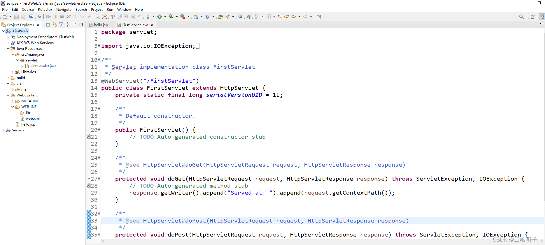 eclipse 新建 jsp文件或servlet文件时报错解决方案_jsp页面第一行报错-CSDN博客