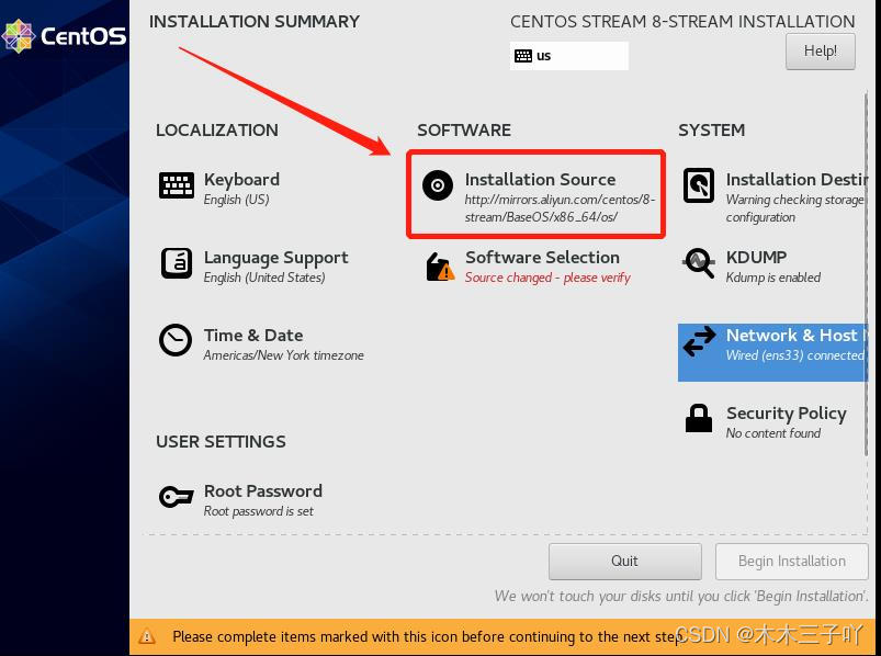 安装centos 8 stream boot iso报错_centos8安装卡在安装源-CSDN博客