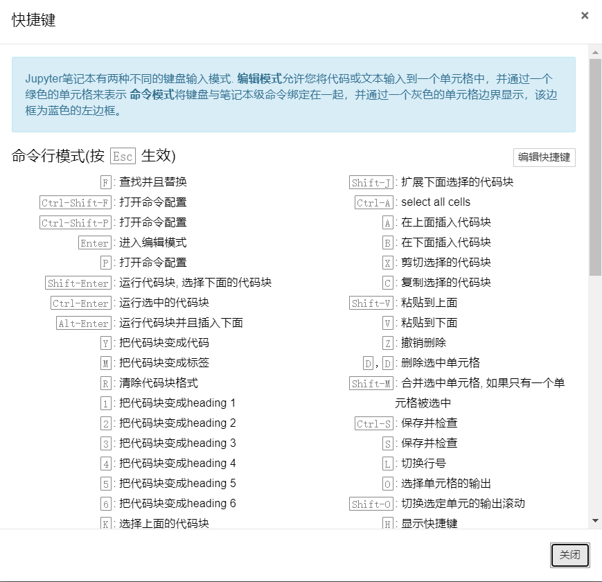 Jupyter Notebook常用命令 Csdn博客 