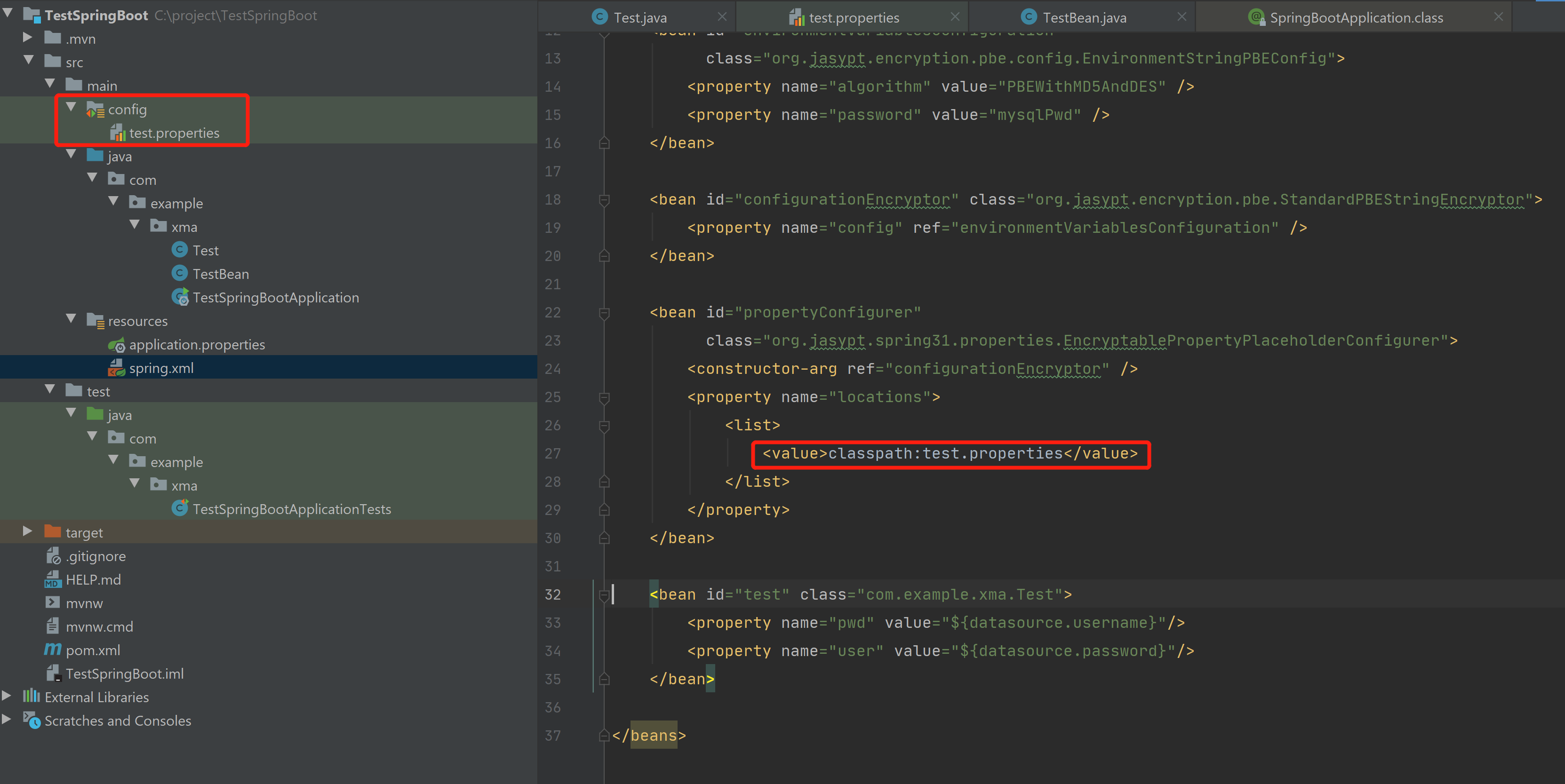 Spring整合jasypt使用说明_spring jasypt-CSDN博客