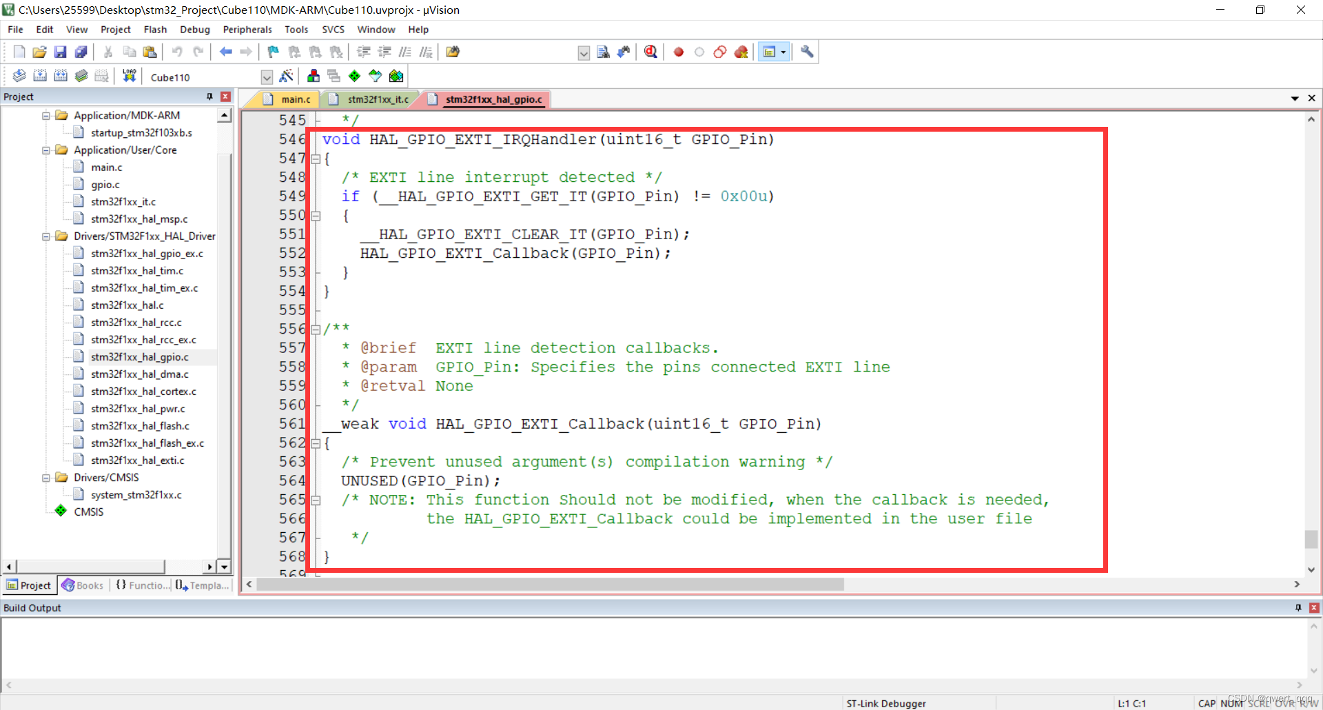 Stm32在cubemx使用hal库实现按键控制流水灯亮灭hal库按键控制led Csdn博客