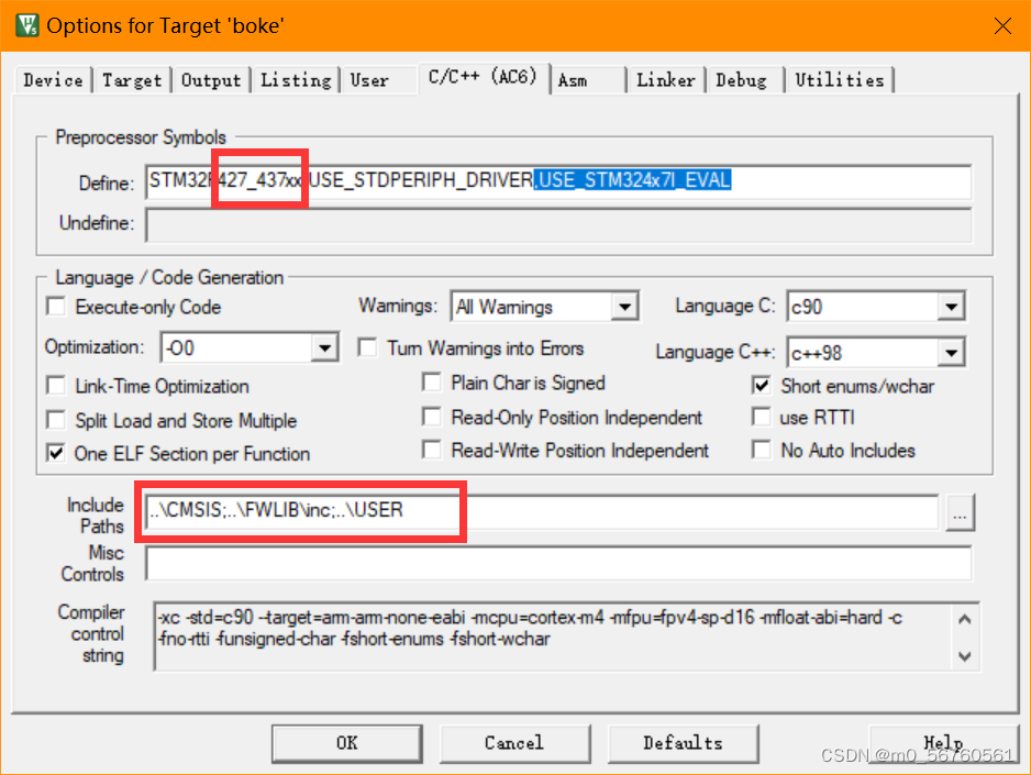 【修改工程芯片】keil5将STM32F429工程改成STM32F427的工程_keil 更改device-CSDN博客