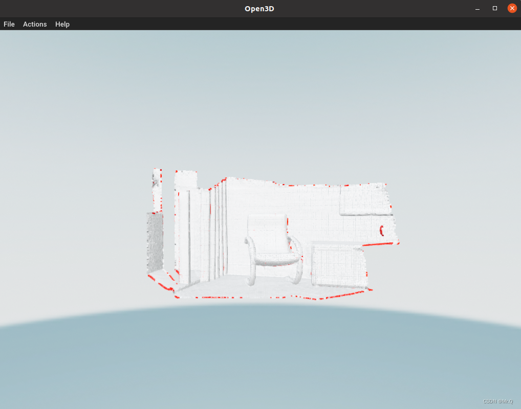 open3d 删除稀疏点, 噪声点/离群点(outlier)_open3d去除噪点-CSDN博客
