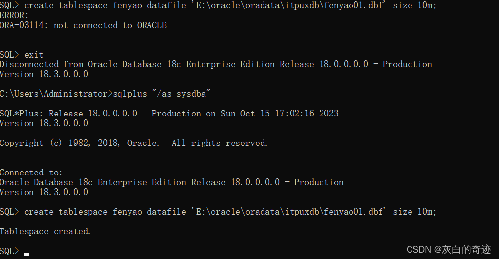 空闲的 Oracle 连接出现错误“ORA-03114：未连接到 ORACLE”_ora03114未连接到oracle-CSDN博客