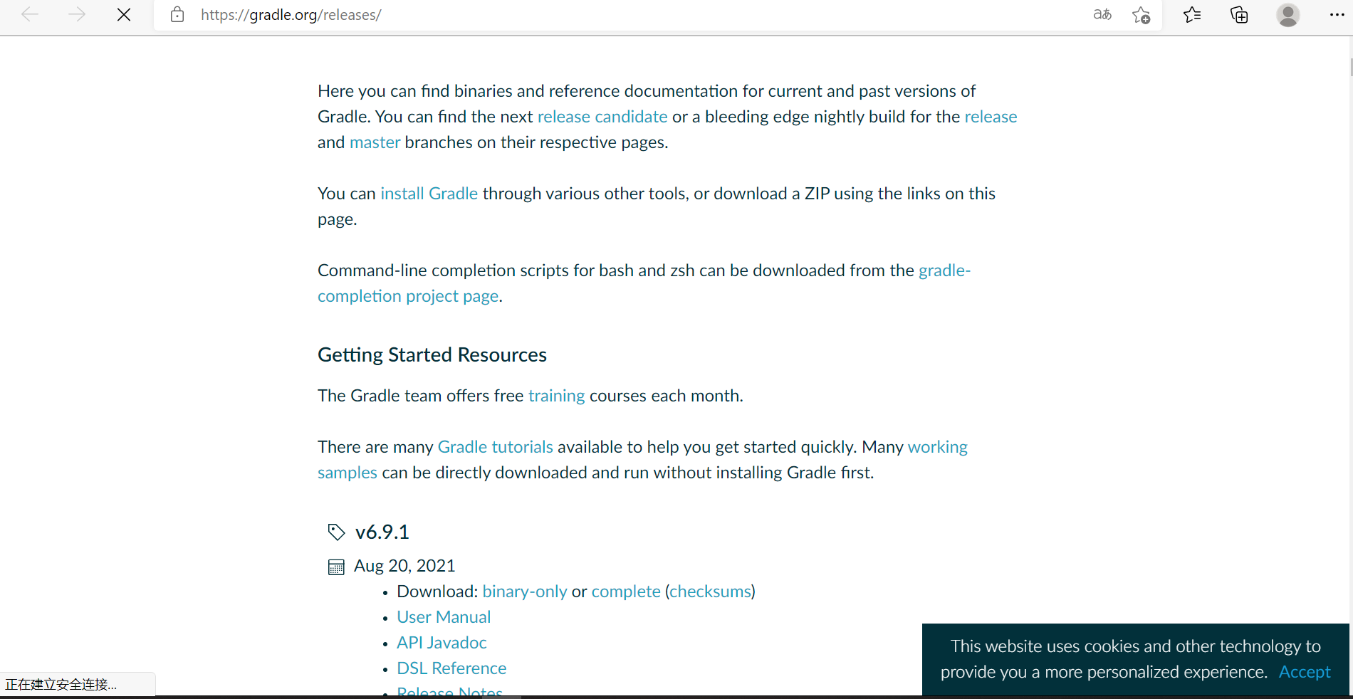 Could not install Gradle distribution from ‘https://services.gradle.org/distributions/gradle ...