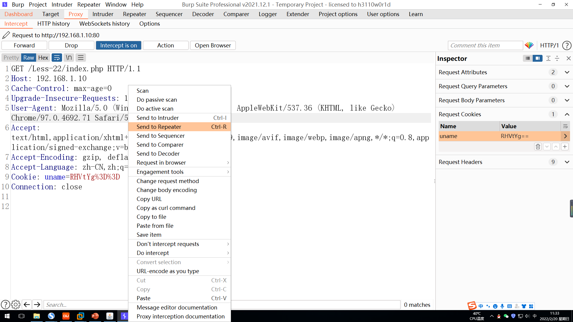 【SQL注入11】base64注入基础及实践（基于BurpSuite工具的Sqli-labs-less22靶机平台）-CSDN博客