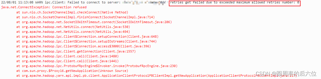 sqoop retries get failed due to exceeded maximum allowed retries-CSDN博客