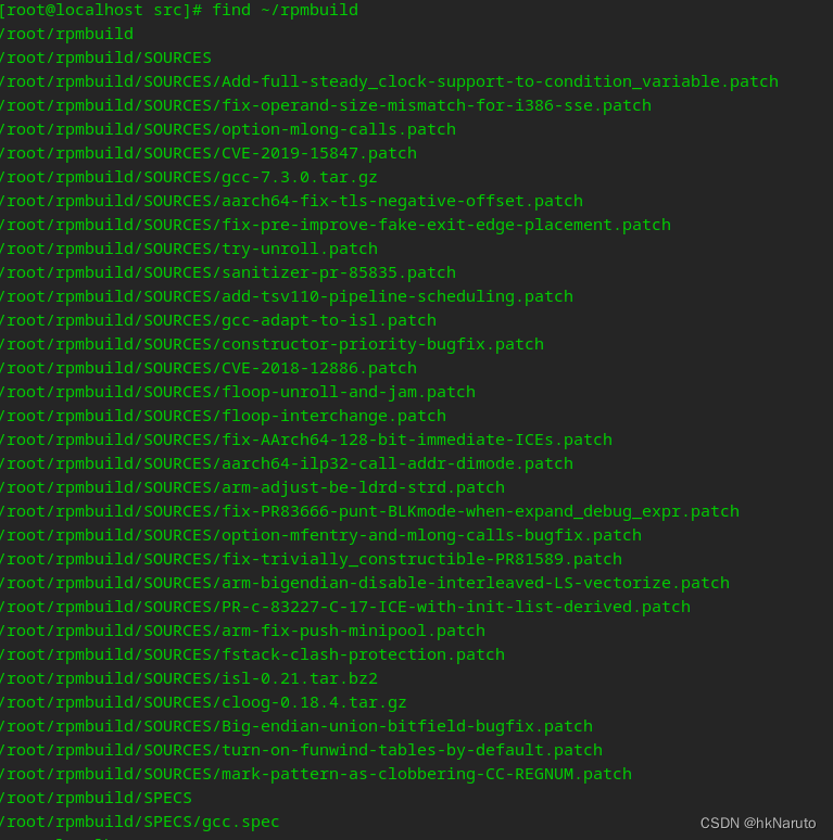 openEuler rpmbuild 根据源码gcc-7.3.0-20211123.43.oe1.src.rpm重新编译rpm包，make -j 指定多个JOBS的方法_openeuler ...