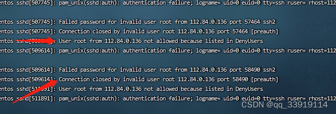 centos8 拒绝某ip 持续请求ssh_centos8 限制sshd-CSDN博客