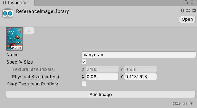 ARFoundation项目学习记录（二）--基于图像检测的AR庆年应用开发（上）_xr origin 和ar session origin-CSDN博客