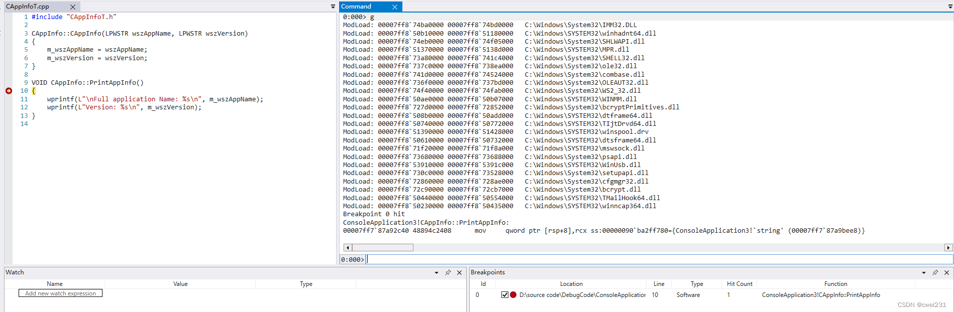 Windbg 添加断点调试程序_windbg启动exe程序-CSDN博客