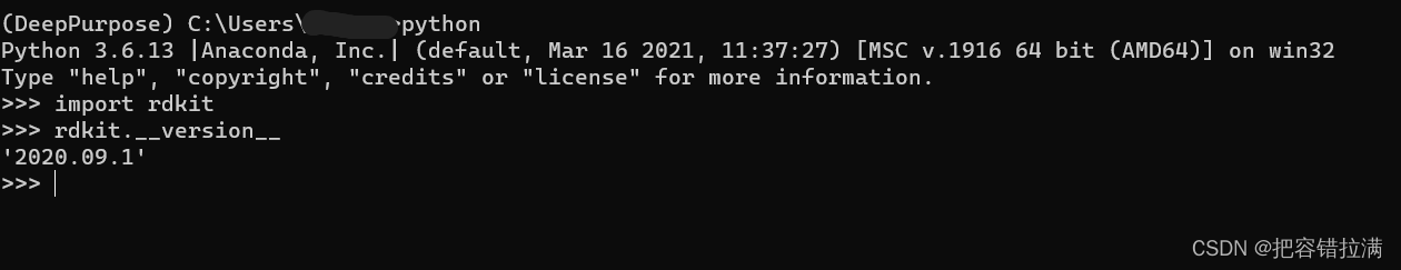 【conda环境下如何安装rdkit】_conda install rdkit-CSDN博客
