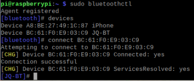 树莓派命令行连接蓝牙音箱及不出声问题_failed to connect: org.bluez.error.failed br-conne-CSDN博客