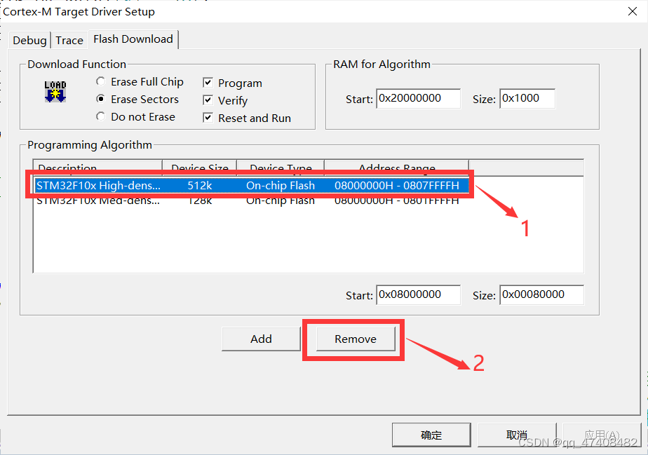 st-link配置后，下载程序提醒flash download failed-“cortex-M3“_stlink flash download failed-CSDN博客