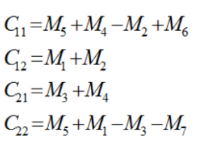 Strassen矩阵乘法算法_starssen-CSDN博客