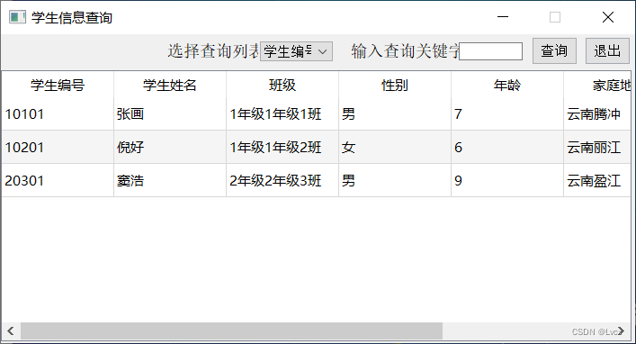 十一、学生信息管理系统(pyqt5 Mysql Pymysql模块实现) 基于python和pyqt5的快速开发模板系统 Csdn博客