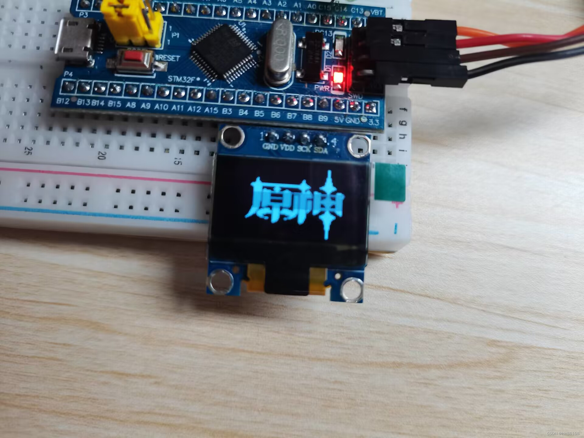 【pctolcd】stm32 096寸oled动画及汉字显示 原神版oled写一个开机动画 Csdn博客
