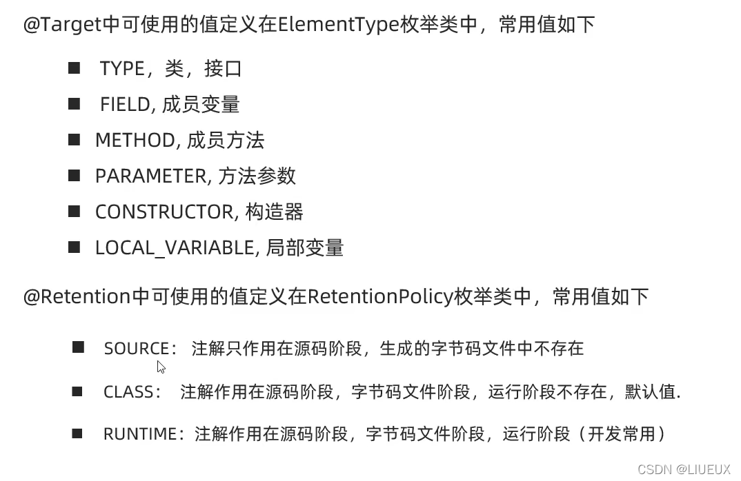 Java注解 Target {elementtype Method} Interface Csdn博客