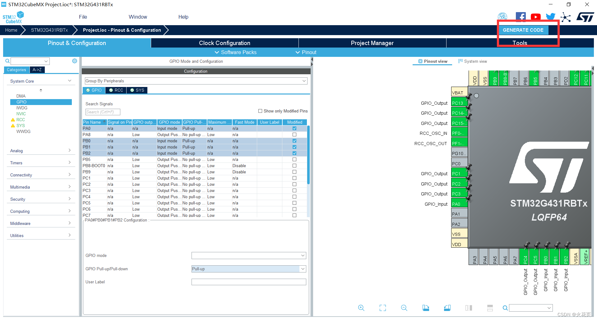 【STM32G431RBTx】备战蓝桥杯嵌入式→基本模块→KEY→单击_stm32g431蓝桥杯教学-CSDN博客