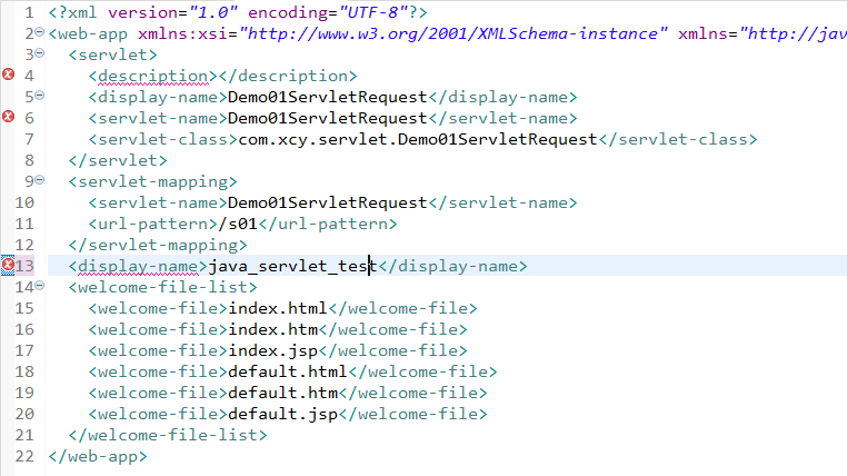 eclipse生成的web.xml文件报错_invalid element name: - display-name one of the fo-CSDN博客