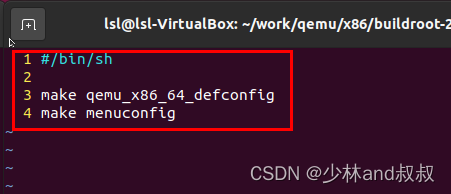qemu虚拟机的使用（三）——ubuntu20.4配置/编译x86/64平台的buildroot根文件系统并加载系统_buildroot x86-CSDN博客