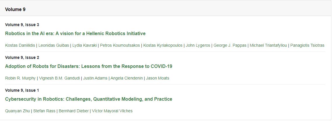 移动机器人小众期刊Foundations and Trends in Roboics_foundations and trends庐 in robotics-CSDN博客