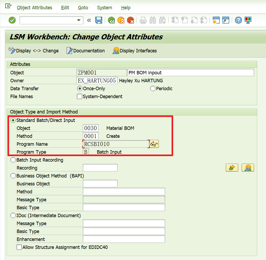 LSMW专题二：Standard Batch/Direct Input方式进行数据导入 （以多组件BOM批导为例）_lsmw no logical path specified for the ...