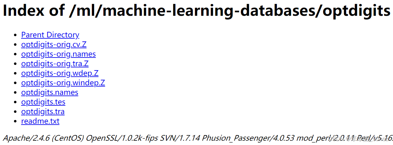 UCI Optdigits数据的转化_uci dataset-CSDN博客
